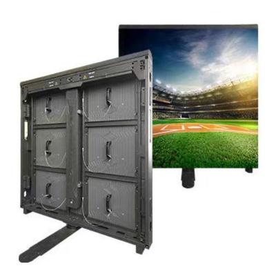 China P6 Perimeter LED Screen Modular Stadium Perimeter LED Display 7680Hz With Soft Silicone Mask for sale