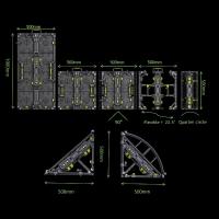 China Flexible Rental Outdoor LED Screen 500x1000mm 500x500mm Modular LED Video Panels for sale