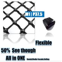 China P37.5 LED Mesh Screen Outdoor 1600 Nits LED Mesh Display 1000Hz for sale