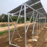China Hot Dip Galvanized Solar PV Carports Q235B 2.5M 3.5M Solar Panel Rails And Brackets for sale