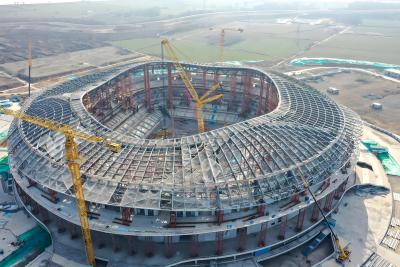 China EN 10025 Building Steel Structure Large Span Sustainable Steel Structure Stadium for sale