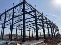 China ISO12944 Industrial Steel Buildings Denitrification Custom Metal Buildings Hot Dip for sale