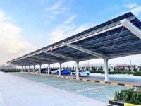 China Steel Solar PV Carports Bracket Corrosion Resistant Degree 8 Fortification Carport Pv System for sale