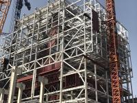 China 32 Years Power Plant Steel Structure ASTM High Temp Resistant Metal Frame Buildings for sale