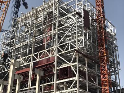China 32 Years Power Plant Steel Structure ASTM High Temp Resistant Metal Frame Buildings for sale