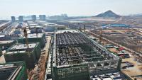 China Large Span Enclosed Metal Sheds Shelter 15 - 60 Meters  Anti Corrosion Enclosed Rv Carport for sale