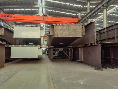 China Resistant Proof Bridge Steel Structure 50 - 1000 Meters Steel Box Girder Bridge for sale