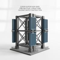China High Rise Prefabricated Steel Frame Houses Prefab Commercial Metal Buildings Seismic for sale
