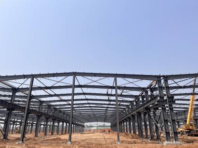 China Plant Prefab Workshop Buildings Humidity Resistance Steel Structure Industrial Building for sale
