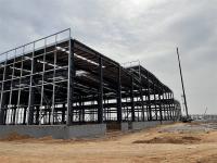 China Q355 Anti Corrosion  Metal Workshop Garage Steel Plant Structure Quick Installation for sale