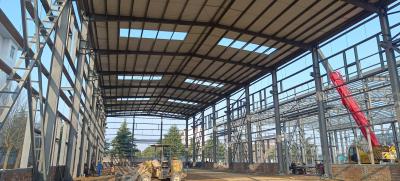 China Heavy Duty Workshop Steel Structure Q355B Anti Fatigue Industrial Steel Buildings for sale