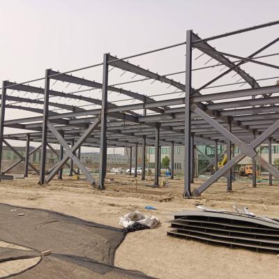 China Q355B Warehouse Steel Structure Load 20 Tons/M3 Economical Power Plant Steel Structure for sale