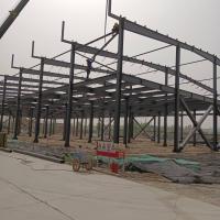 China Logistics Customized Steel Structure Warehouse  50m 60m Prefabricated Warehouse Buildings for sale