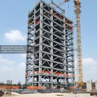 China High Rise Prefabricated Steel Frame Houses Prefab Commercial Metal Buildings Seismic for sale