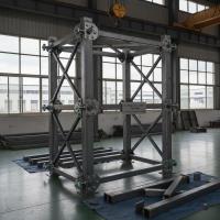 China 85um Cooling Tower Steel Structure Corrosion Resistant Galvanised Steel Frame Building for sale