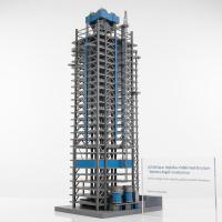 China High Rise Prefabricated Steel Frame Houses Prefab Commercial Metal Buildings Seismic for sale