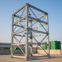 China 85um Cooling Tower Steel Structure Corrosion Resistant Galvanised Steel Frame Building for sale
