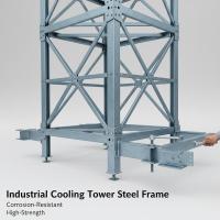 China 85um Cooling Tower Steel Structure Corrosion Resistant Galvanised Steel Frame Building for sale