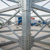 China 85um Cooling Tower Steel Structure Corrosion Resistant Galvanised Steel Frame Building for sale