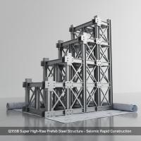 China High Rise Prefabricated Steel Frame Houses Prefab Commercial Metal Buildings Seismic for sale