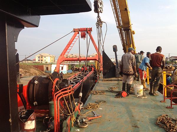 latest company news about 6000m3 Cutter Suction Dredger Installed in Lagos, Nigeria 1