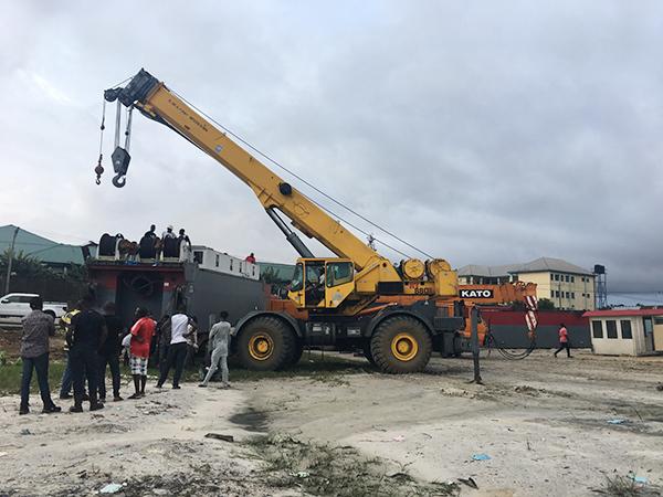 latest company news about JMD550 cutter suction dredger dredging in Nigeria 1