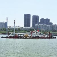China JMD550 Cutter Suction Dredger with 1306KW Cummins Engine, 14m Dredging Depth and 900m³/h Capacity for sale