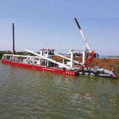 China JMD550 22-Inch River Sand Dredger with 900m³/h Capacity and 14m Dredging Depth - Crown Cutter Head Design for sale