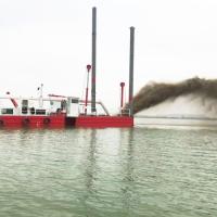 China JMD550 22-Inch River Sand Dredger with 900m³/h Capacity and 14m Dredging Depth - Crown Cutter Head Design for sale