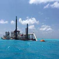 China Cummins Engine Hydraulic Cutter Suction Dredger 4000m³ Capacity with 15m Dredging Depth for Sea Sand Operations for sale