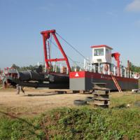 China JMD350 Portable Small River Sand Dredging Machine 260m³/h Capacity 8m Depth Shallow River Cleaner for sale