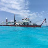 China JMD550 Flat Bottomed River Dredger with 550mm Discharge Pipe and 1662kW Power for Efficient Waterway Maintenance for sale