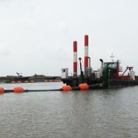 China 6000m³ Diesel Engine Sand Suction Dredger with 400KW Cutter Head and 2437KW Total Power for River Dredging for sale