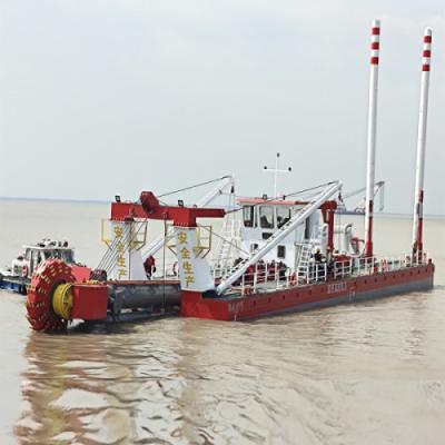 China Heavy Equipment Bucket Wheel Dredger 1100m³/h Capacity 20m Depth River Dredging ISO9001 Certified for sale