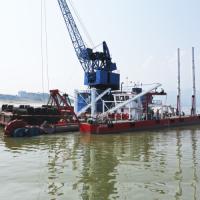 China Heavy Dredger Vessel Bucket Wheel Dredger 1000m³/H Capacity 18m Depth for River Desilting for sale