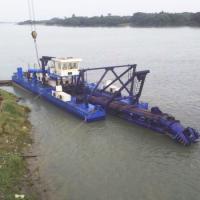 China 22inch 3500m³ River Desilting Suction Dredger Ship 50 Meters Length with 500-1000m³/h Capacity for sale