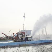China 22inch 3500m³ River Desilting Suction Dredger Ship 50 Meters Length with 500-1000m³/h Capacity for sale