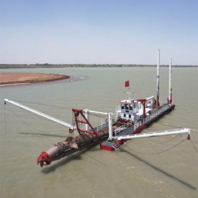 China JMD450 18inch Suction Dredger Ship with 762KW Power and 2000m Discharge Distance for River Maintenance for sale