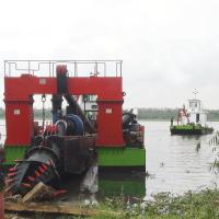 China JMD550D Sea Sand Cutterhead Suction Dredge 800m³/h Capacity 30m Depth Diesel Powered for sale