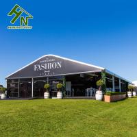 China Arcum Canvas Party Tent Fire Retardant B1 Curve Aircraft Hangar Marquee for sale