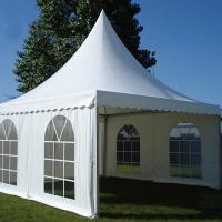 China Arabian Water Proof PVC Pagoda Tent 4x4m Canvas Garden Gazebo for sale