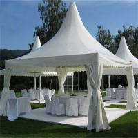 China Arabian Style Pagoda Event Tent Canvas Hexagon Gazebo White SGS for sale