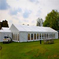 China Reception Party Square Marquee Tent 10*10m Aluminum Alloy Structure Steel Connection for sale