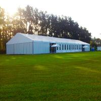China 500-1500 People Strong Aluminum Frame Tent Big Party Hall 30x50 M Rain Gutter Included for sale