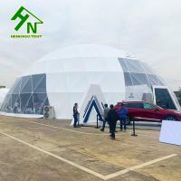 China Geodesic Wind Resistant Hotel Dome Tent Scenic Area Huge Stainless Steel Frame for sale