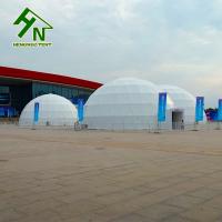 China PVC Glass Door Geodesic Insulated Dome Tent Fire Proof Durable Shelter for sale