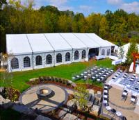 China PVC Outdoor Wedding Party See Through Marquee Tent 10x30 For 100 - 500 Seaters for sale