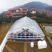 China 60m Wide Aluminum Alloy 300 Seater Tent 18x30 PVC Fabric Cover for sale