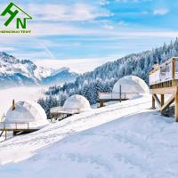 China 2022 Popular Design Winter Warm Outdoor Glamping Geodesic Dome Tent On Mountains for sale