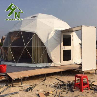 China Big Transparent Bay Window Geodesic Dome Tent For Outdoor Event for sale